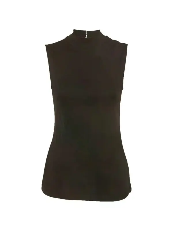 Just Cavalli Sleeveless Jersey Top - Brown