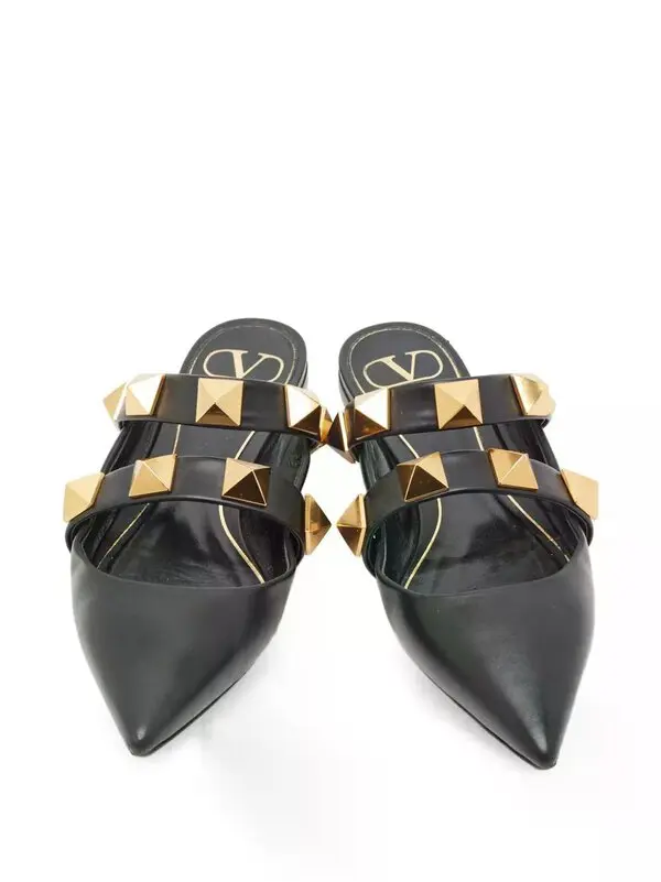 Valentino Garavani Embellished Mules - Black