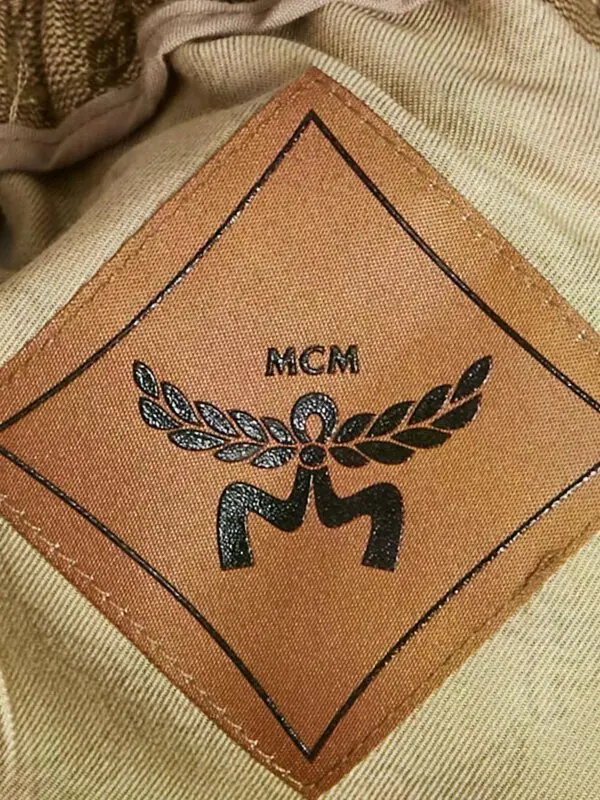 Mcm Monogram Pattern Elasticated Waistband Trousers