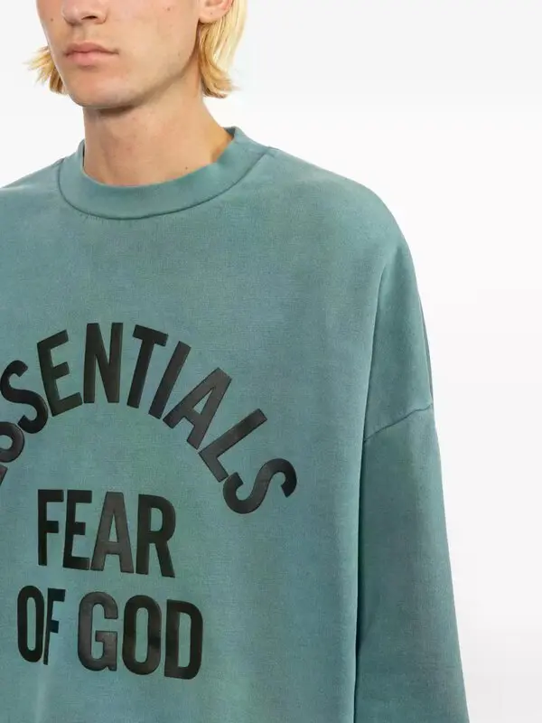 ESSENTIALS Logo Patch Crew Neck Sweater