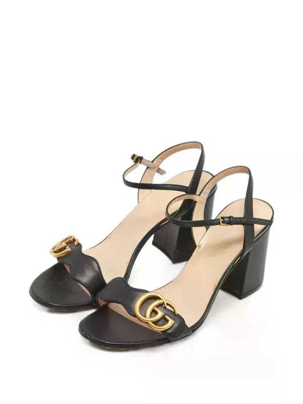 Gucci Logo Plaque Sandals