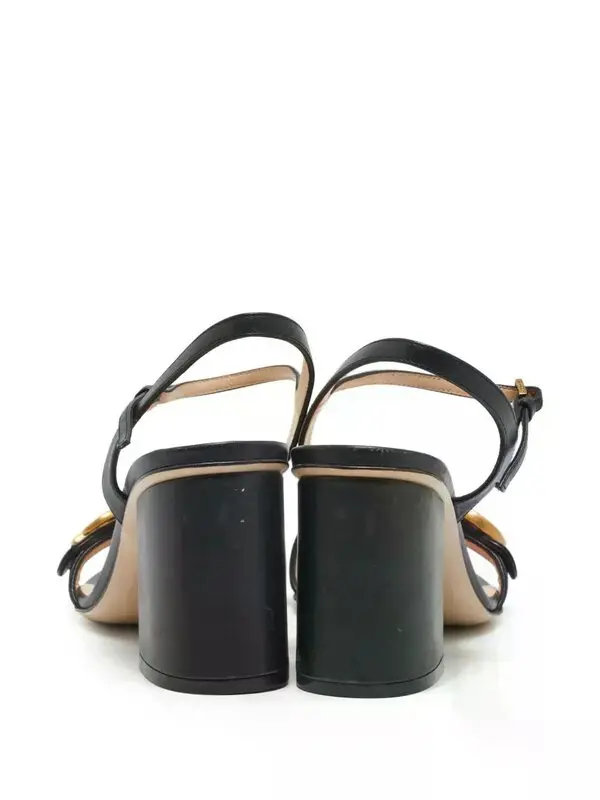 Gucci Logo Plaque Sandals