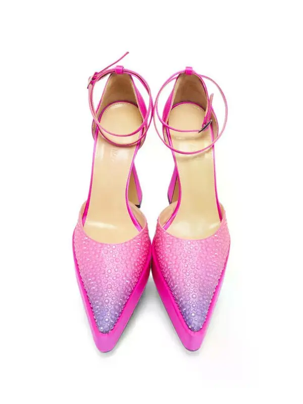 Mach & Mach Galaxy Crystalized Platform Pumps - Pink