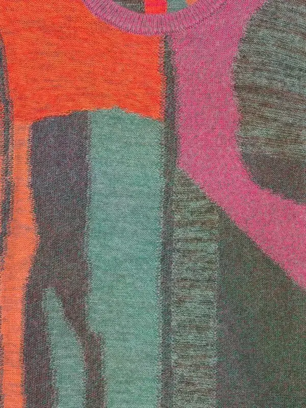 Paul Smith Abstract Pattern Crew Neck Sweater