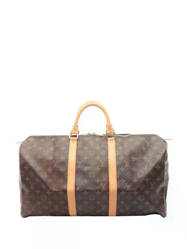 LOUIS VUITTON Monogram Keepall 50 Travel Bag