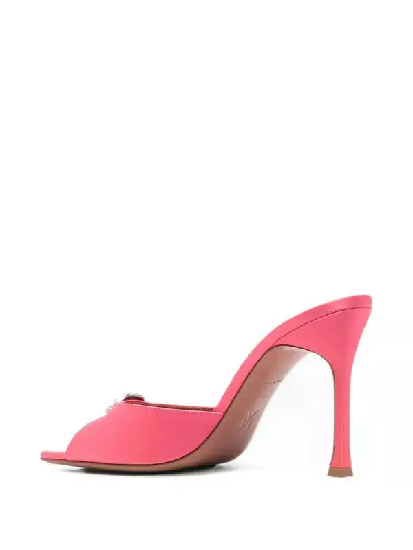 Amina Muaddi Mini Camelia Heeled Sandals
