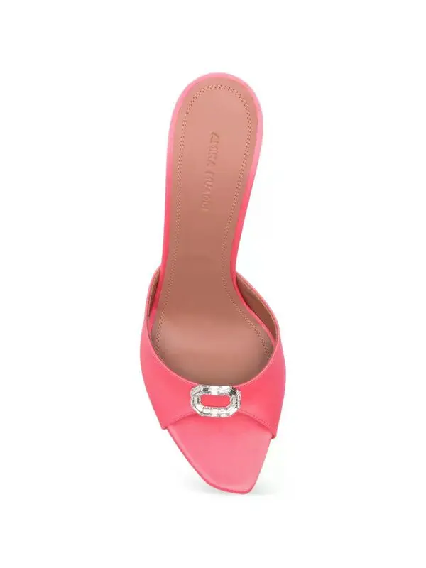 Amina Muaddi Mini Camelia Heeled Sandals