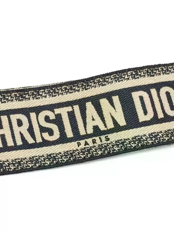 Dior Embroidered Canvas Shoulder Strap