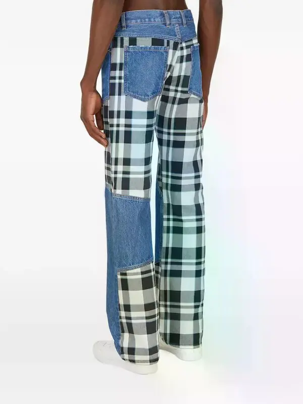 (DI)VISION Di:vision Checked Panel Patchwork Jeans