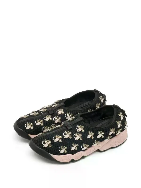 Dior Embellished Sneakers - Black