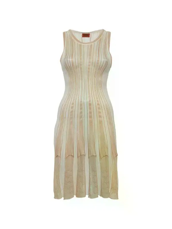 Missoni Lurex Knit Flared Mini Dress