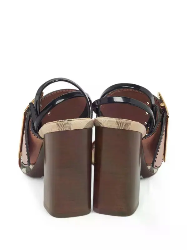 Burberry Buckled Ankle-strap Sandals