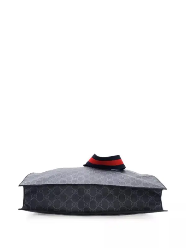 Gucci Soft Open Gg Coated Canvas Tall Tote Bag