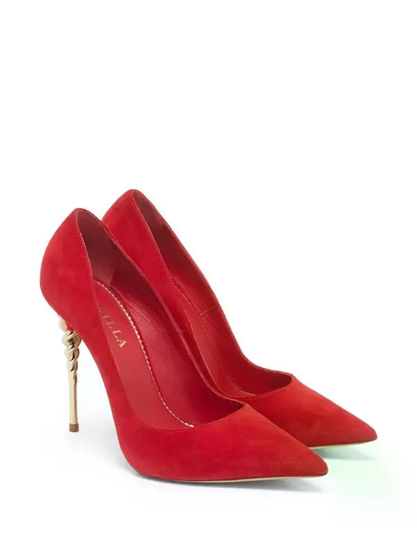 LE SILLA Suede Spiral Pumps