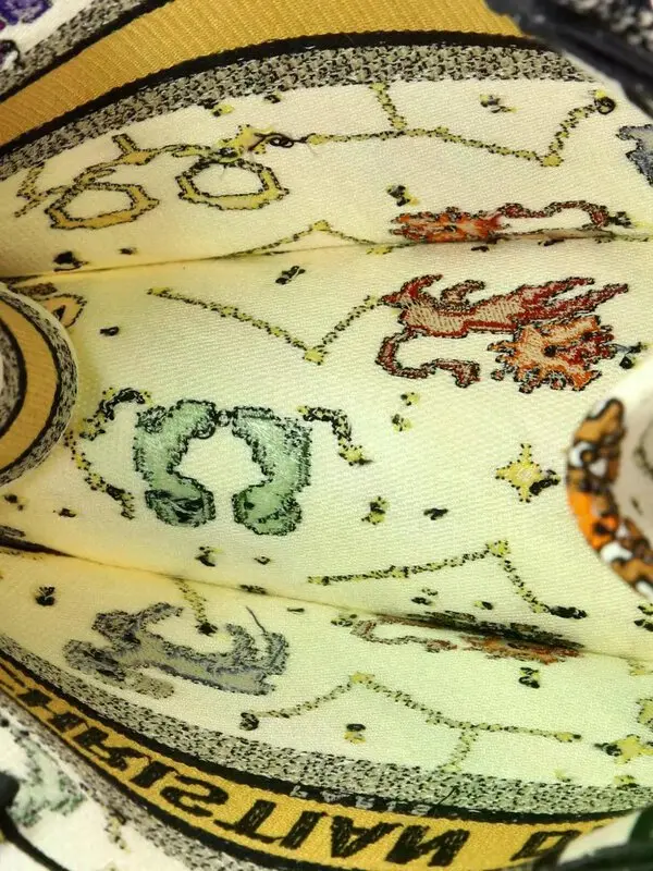 Dior Book Zodiac Embroidered Canvas Small Tote Bag - Multicolour
