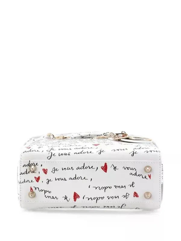 Dior Lady Bag Printed Leather Small Satchel