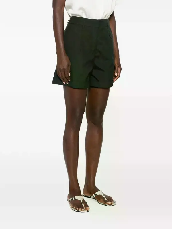 Max Mara Tailored Pleated Shorts - Green