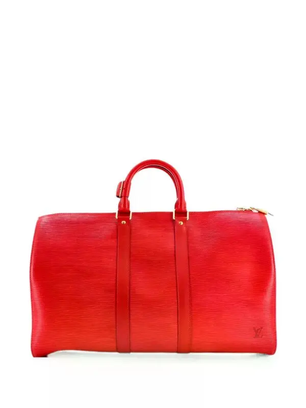 LOUIS VUITTON Keepall Epi Leather 45 Travel Bag - Red