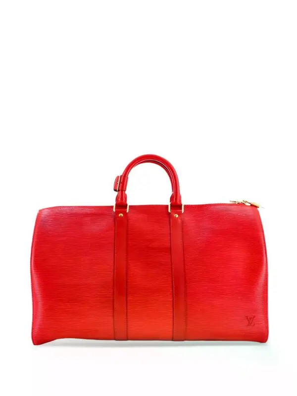 LOUIS VUITTON Keepall Epi Leather 45 Travel Bag - Red