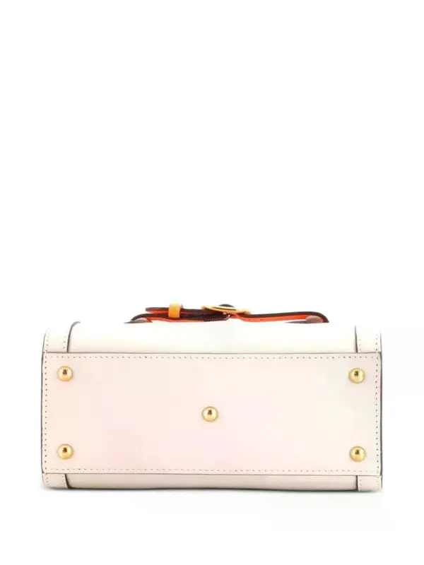 Gucci Diana Mini Bamboo Handle Tote Crossbody Bag - Neutrals