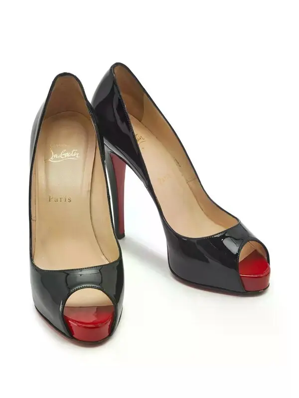 CHRISTIAN LOUBOUTIN Peep-toe Pumps - Black