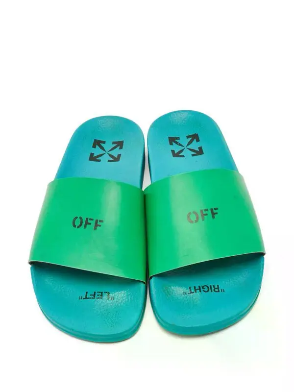 Off-White Pool Slides