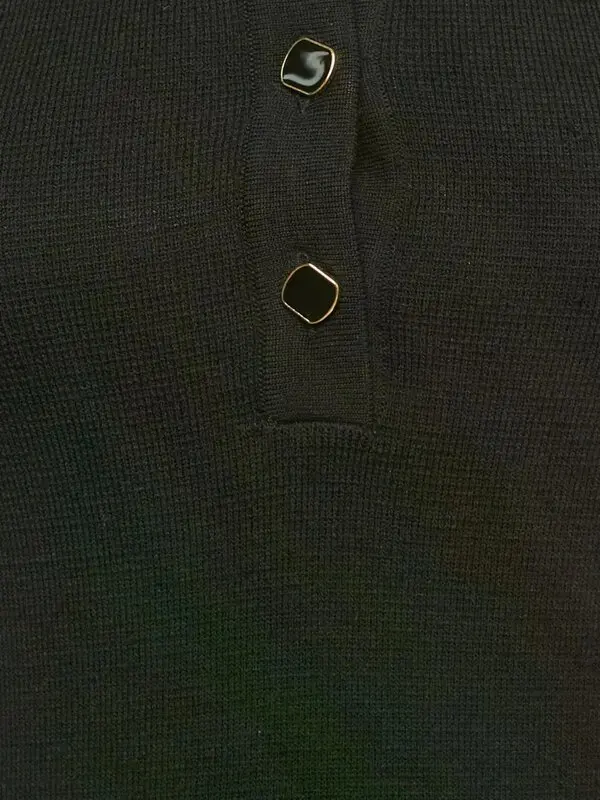 LOUIS VUITTON Knit Blouse With Contrast Sleeves