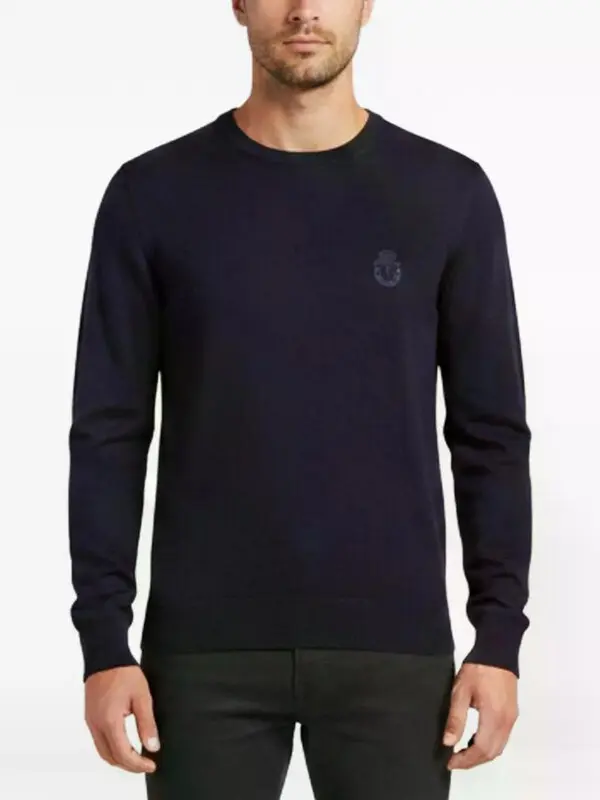 BILLIONAIRE Embroidered Crewneck Sweater