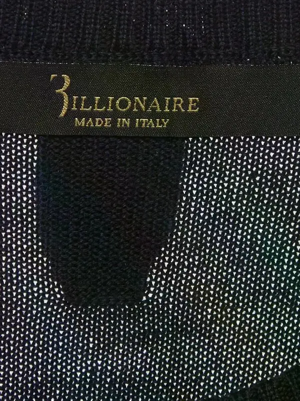 BILLIONAIRE Embroidered Crewneck Sweater