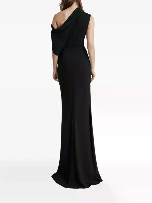 GEMY MAALOUF Asymmetrical Draped Dress