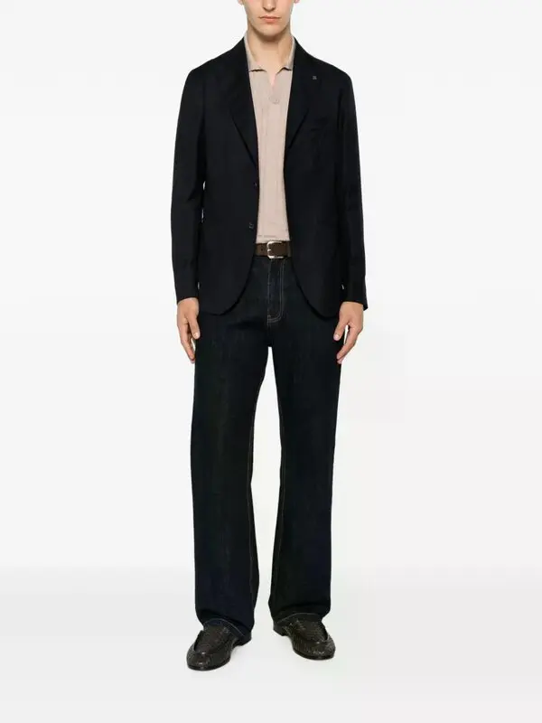 Tagliatore Single-breasted Peak-lapel Blazer