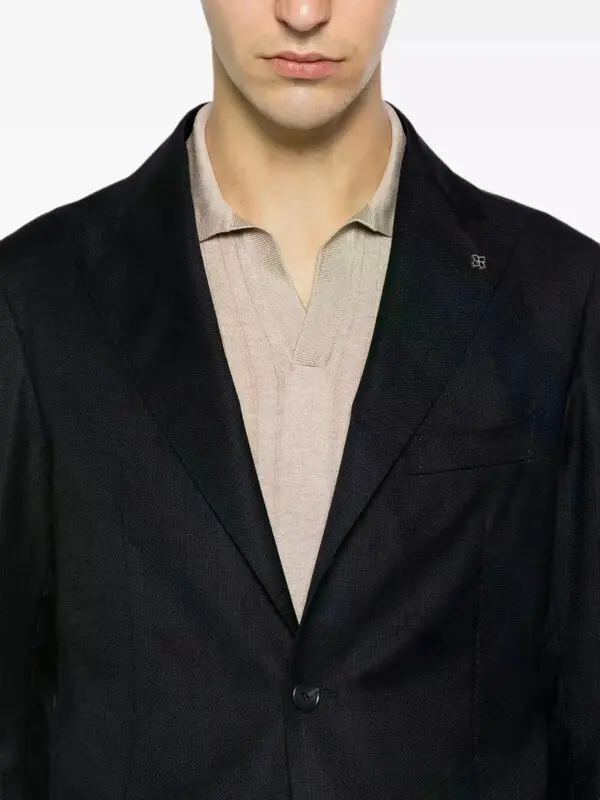 Tagliatore Single-breasted Peak-lapel Blazer