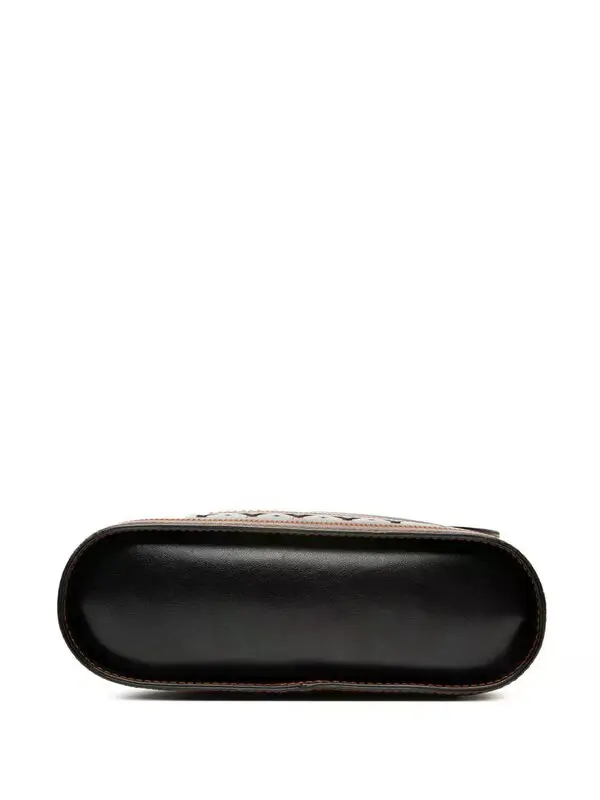 Saint Laurent 1980-1990 Leather Cutout Crossbody Bag