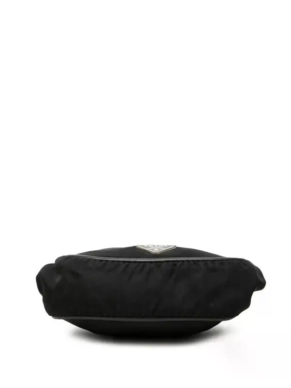 Prada 2000-2013 Tessuto Kiss Lock Frame Coin Pouch