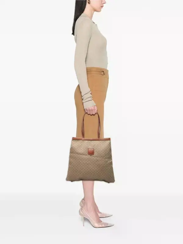 Celine Macadam Coated Canvas Tote Bag