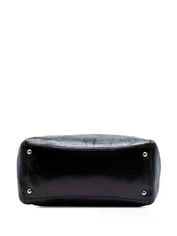 Prada Vernice Naplak Frame Satchel