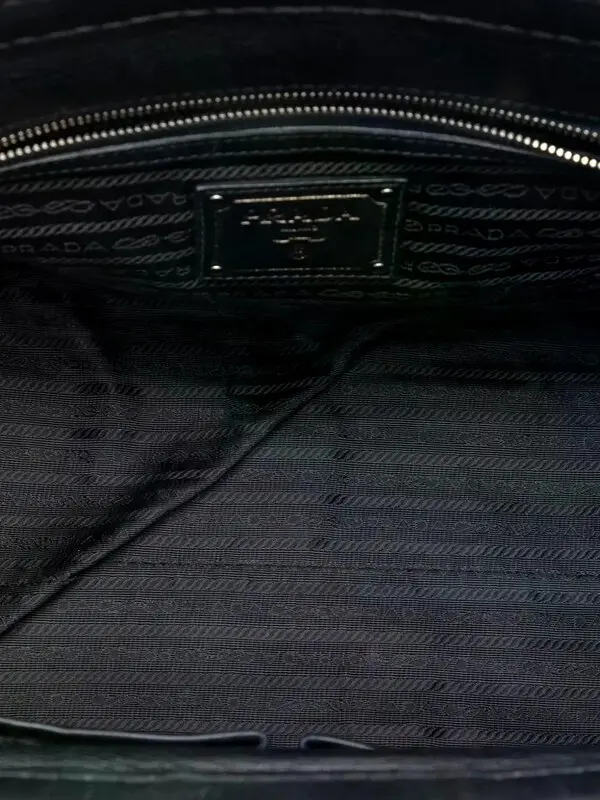 Prada Vernice Naplak Frame Satchel