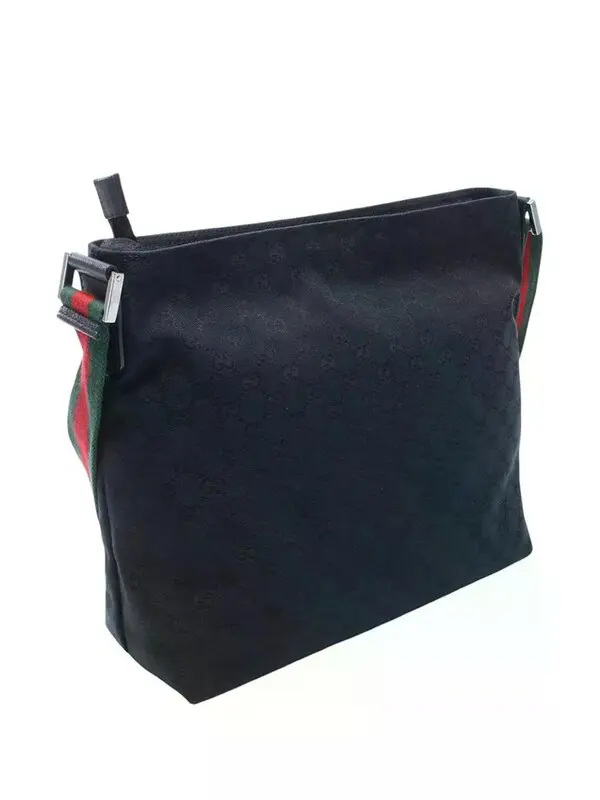Gucci Gg Canvas Web Crossbody Bag