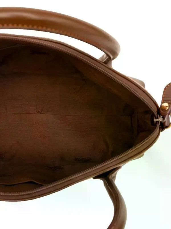 Burberry Haymarket Check Canvas Dome Satchel