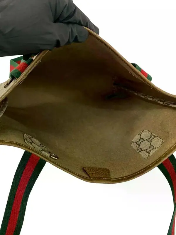 Gucci Gg Supreme Web Tote Bag