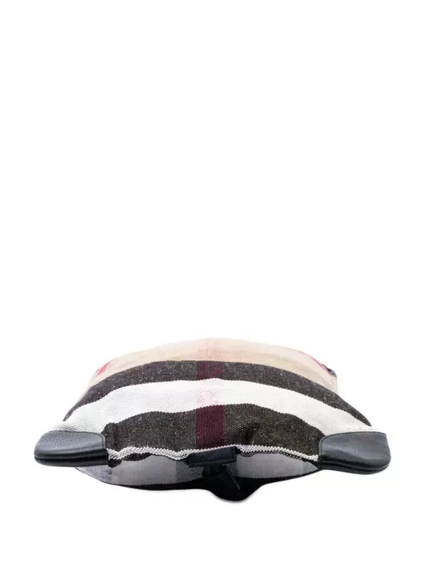 Burberry Mega Check Canvas Drawstring Backpack