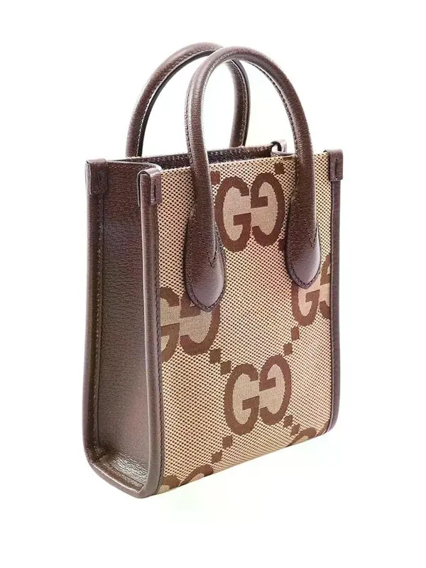 Gucci Mini Jumbo Gg Canvas Web Satchel
