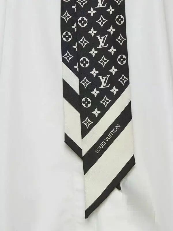 LOUIS VUITTON Monogram Scarf Detail Shirt