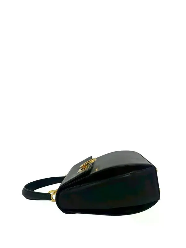 FERRAGAMO Gancini Leather Satchel