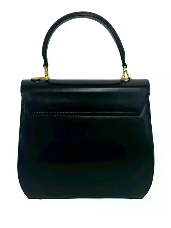 FERRAGAMO Gancini Leather Satchel