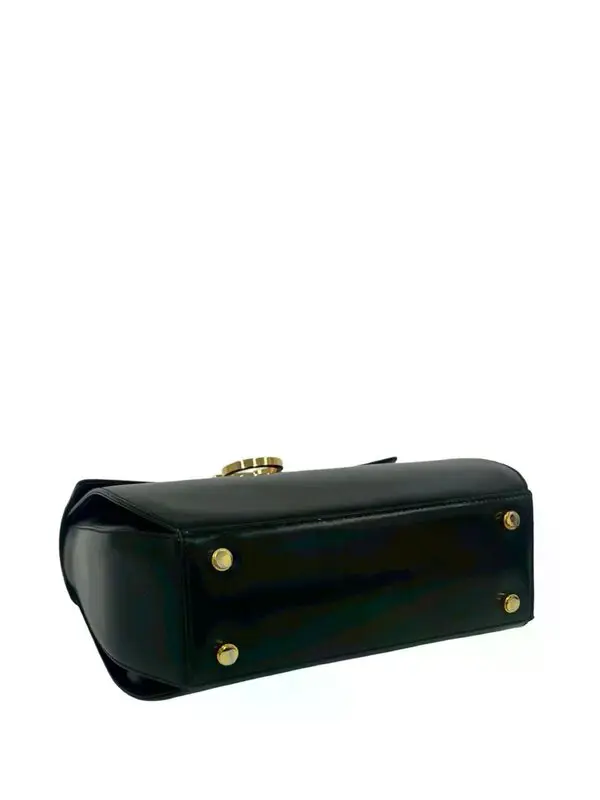 FERRAGAMO Gancini Leather Satchel