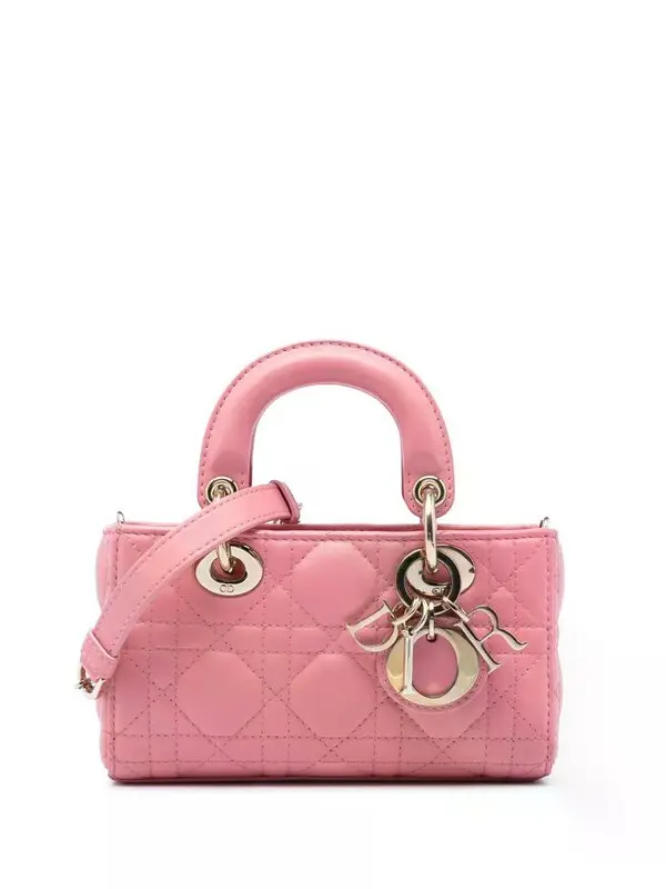 Dior Micro Lady D Joy Satchel - Pink