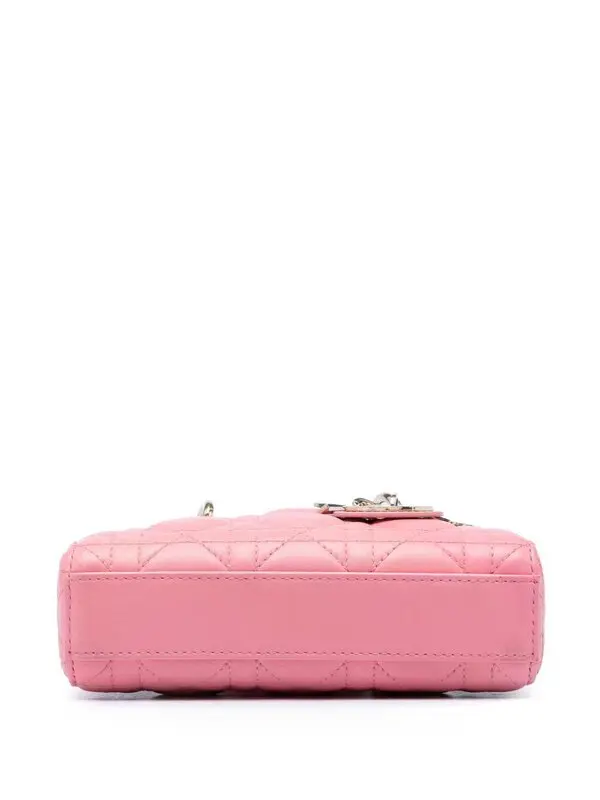 Dior Micro Lady D Joy Satchel - Pink