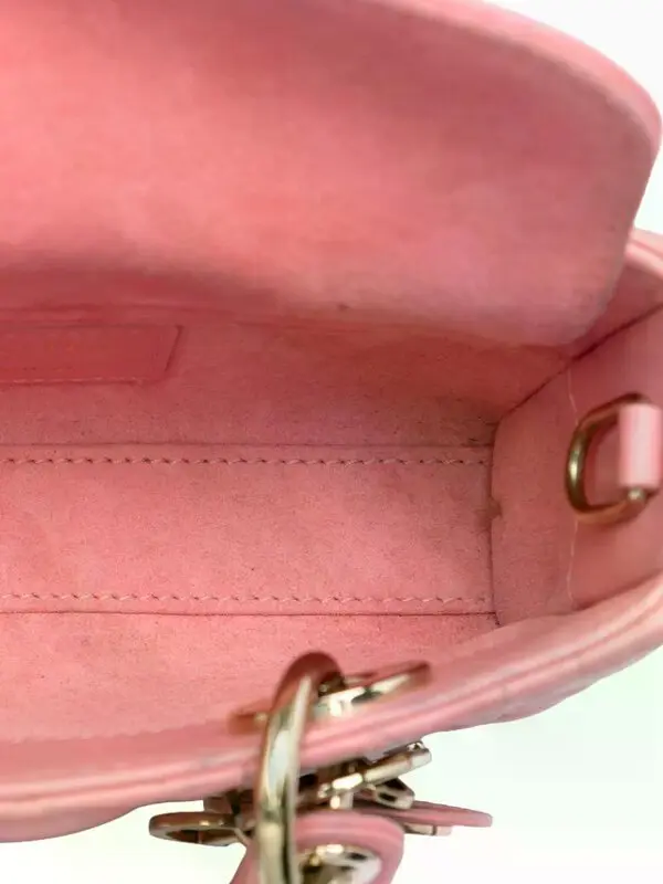 Dior Micro Lady D Joy Satchel - Pink