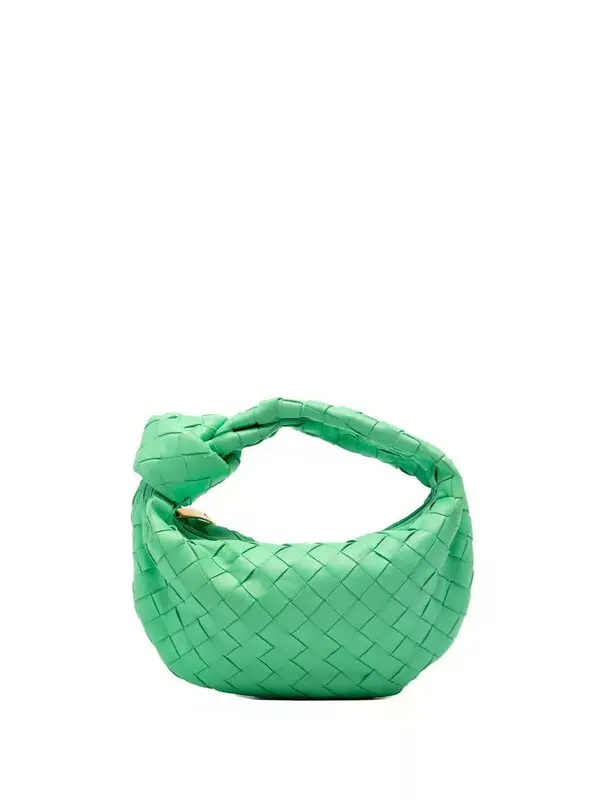 Bottega Veneta Candy Nappa Intrecciato Jodie Hobo Bag - Green